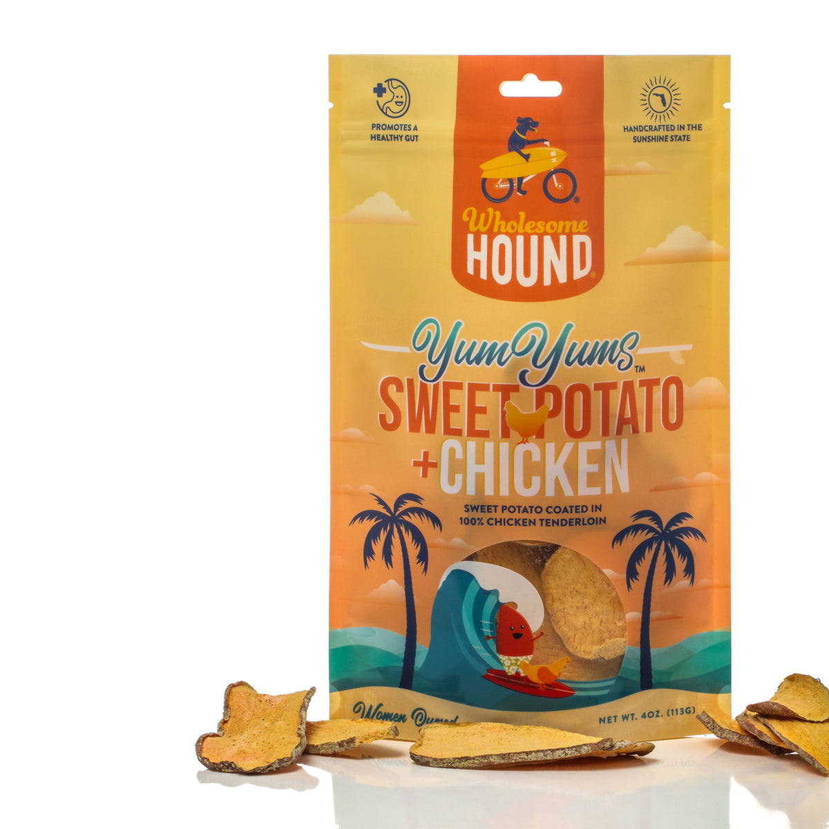 Sweet Potato Yum Yums 4oz – Wholesome Hound